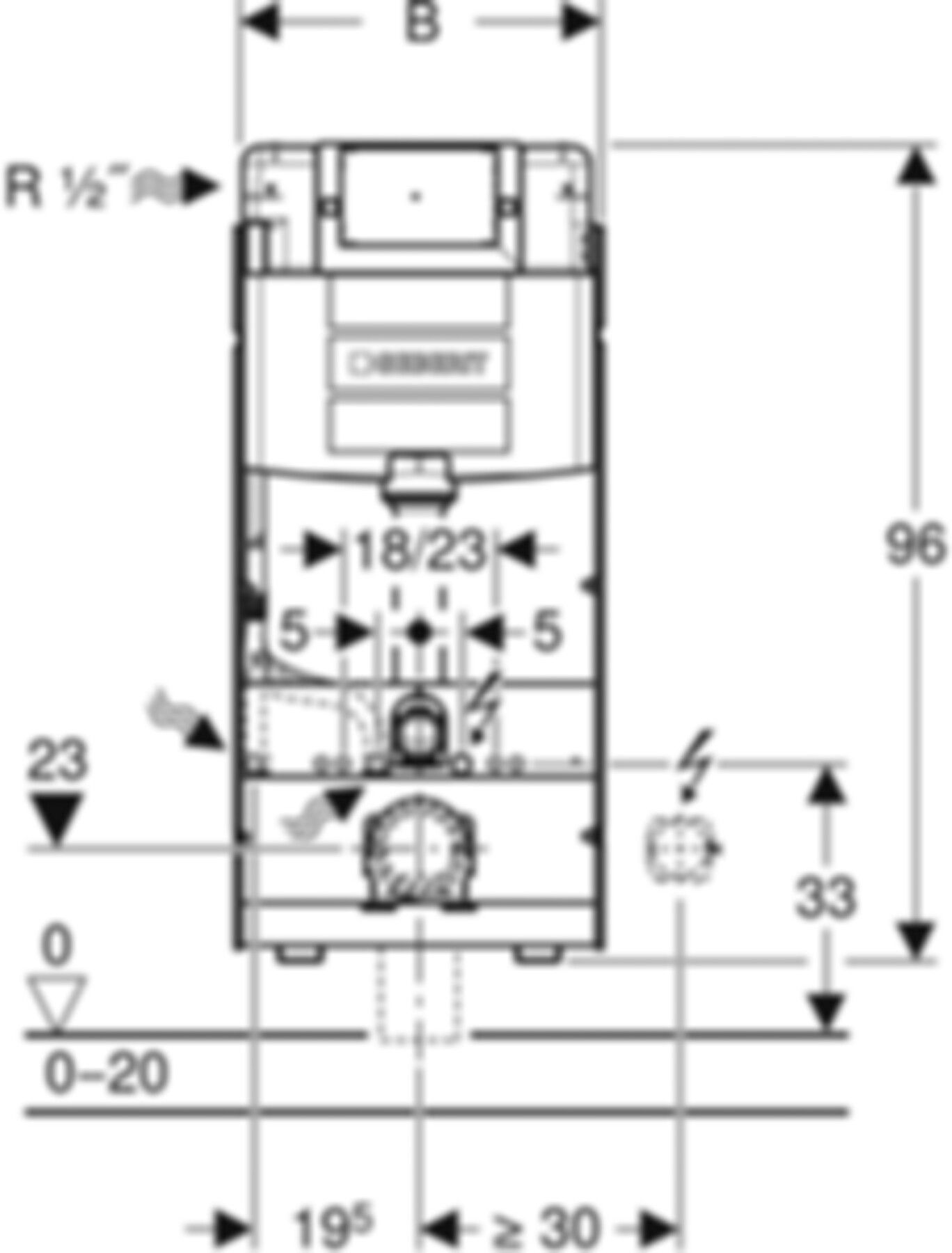 GIS Wand-WC-Element Omega - Fischer & Cie AG
