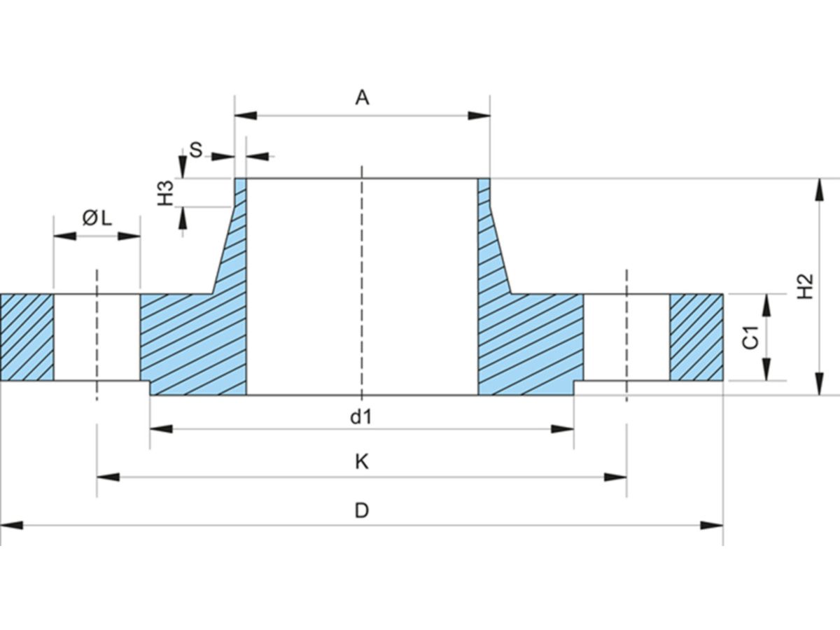 Vorschweissflansch PN 16 - Fischer & Cie AG