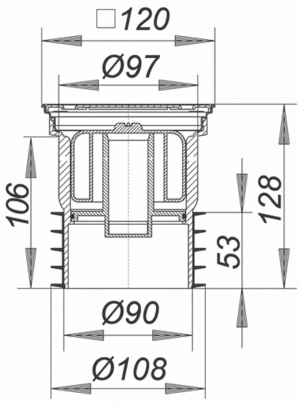 Dallmer Bodenablauf Pronto DN 100 - Fischer & Cie AG