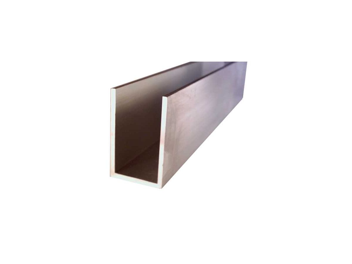 Alu U-Profil EN AW-6060 - Fischer & Cie AG