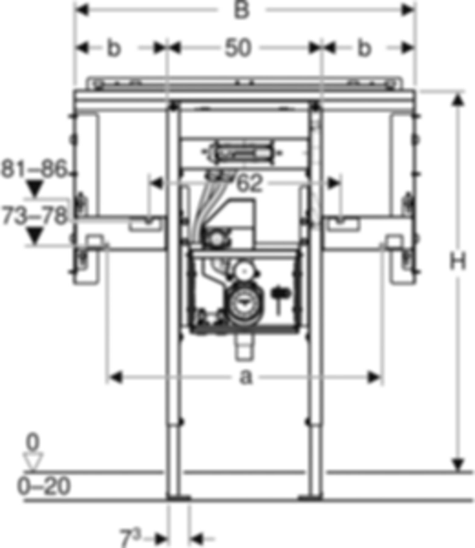 Geberit Duofix für Geberit ONE 125 cm - Fischer & Cie AG