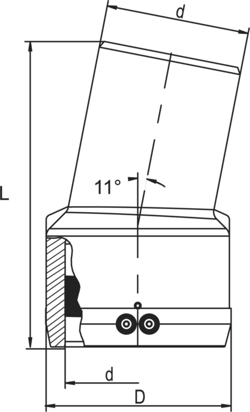 I/A-Winkel 11° ALIAXIS FRIALEN WS11 - Fischer & Cie AG